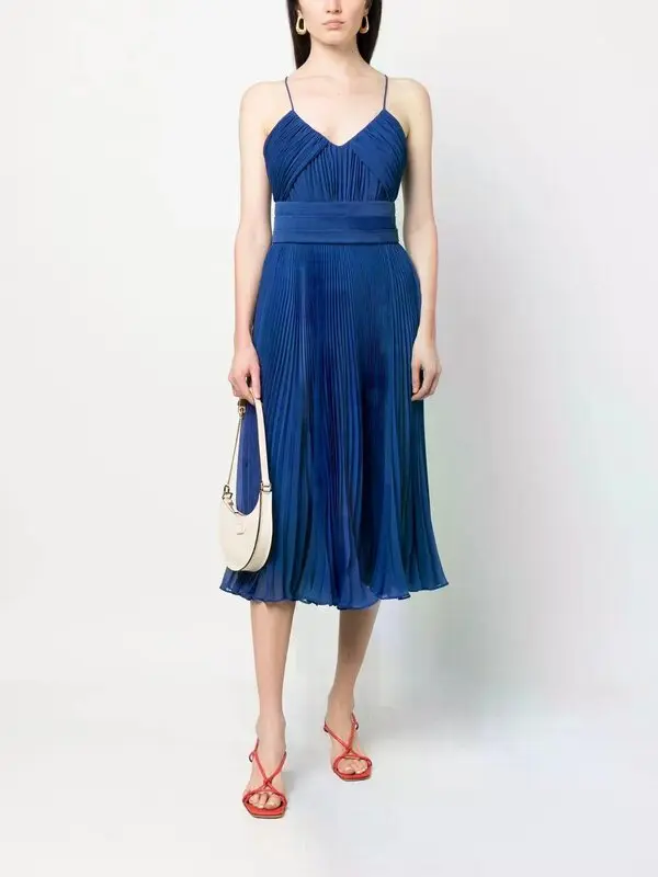 Max Mara Draped Midi Dress