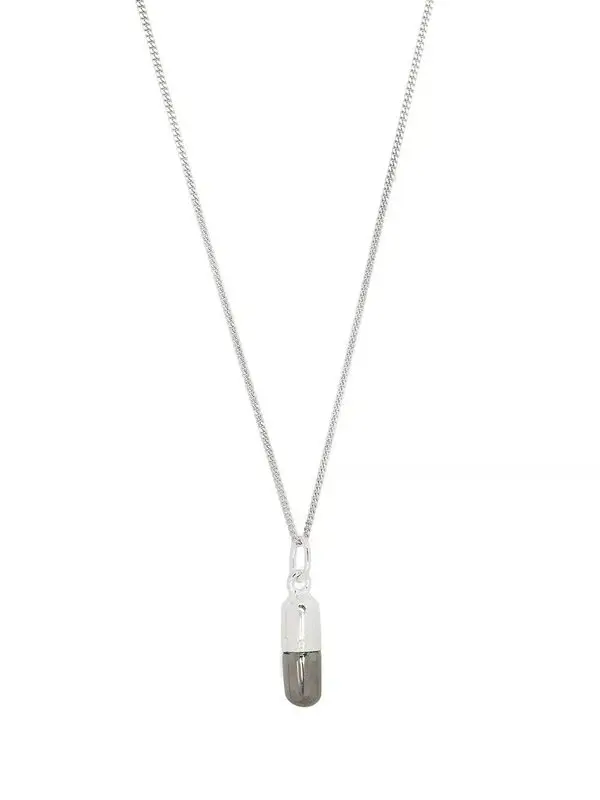 TRUE ROCKS Mini Pill Pendant - Silver
