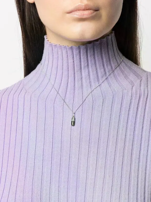 TRUE ROCKS Mini Pill Pendant - Silver