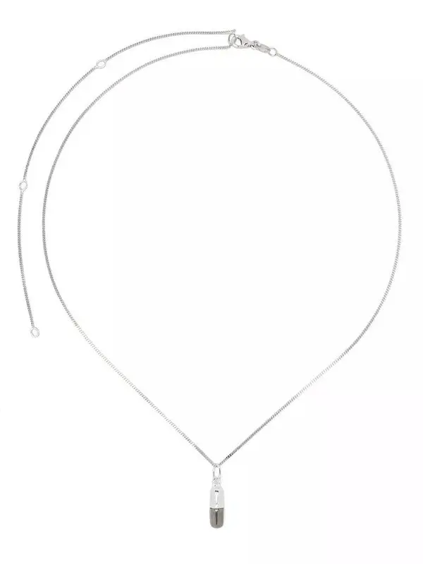 TRUE ROCKS Mini Pill Pendant - Silver