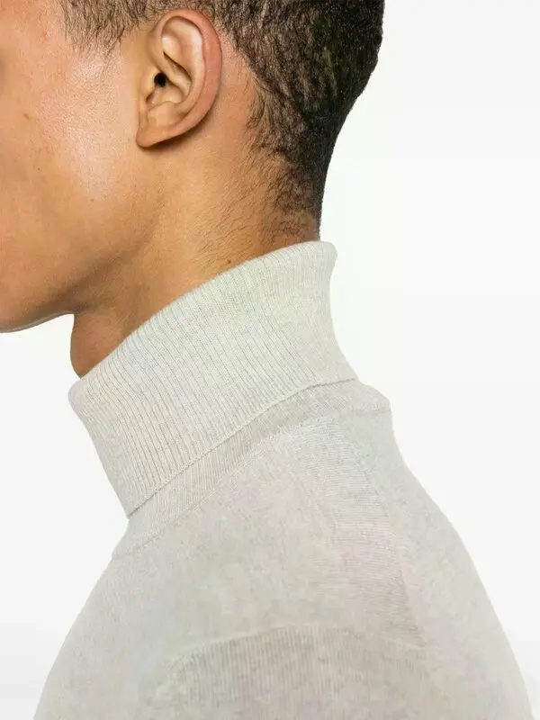 FAY Wool Turtleneck Sweater - Grey