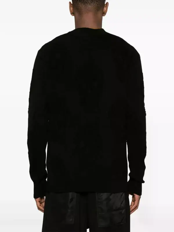 Alexander McQueen Skull-jacquard Cotton Jumper