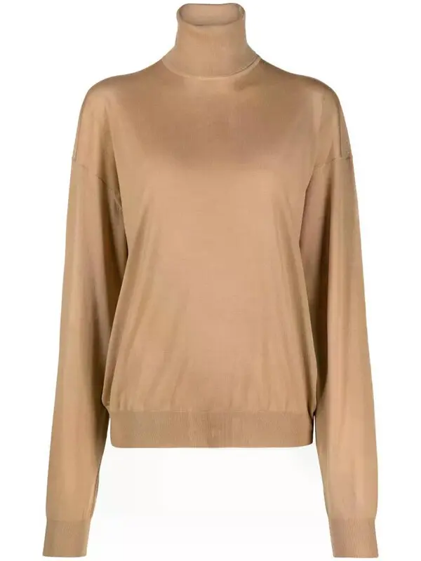 Saint Laurent Roll-neck Wool Jumper