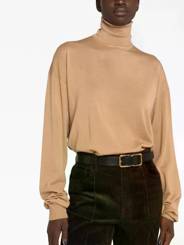 Saint Laurent Roll-neck Wool Jumper