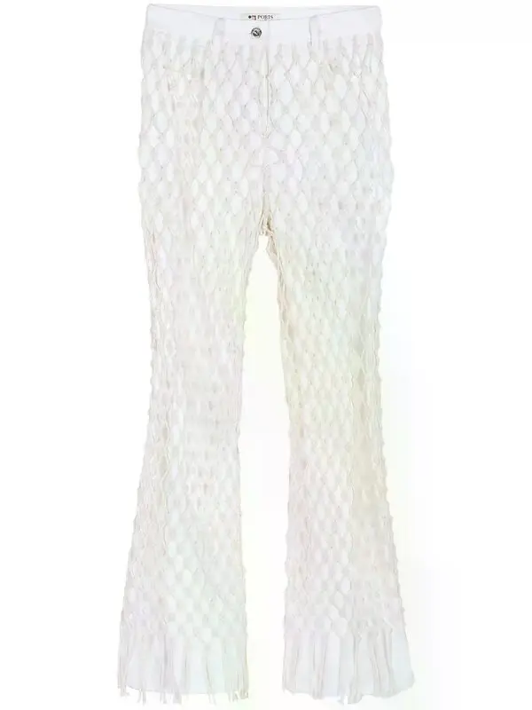 Ports 1961 Weaving Inspired Jeans - White
