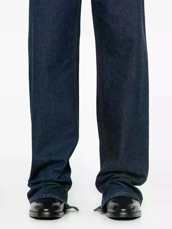 Gucci Logo-patch Straight-leg Jeans