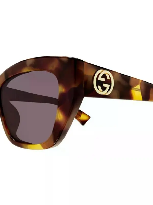 Gucci Interlocking G Sunglasses - Brown