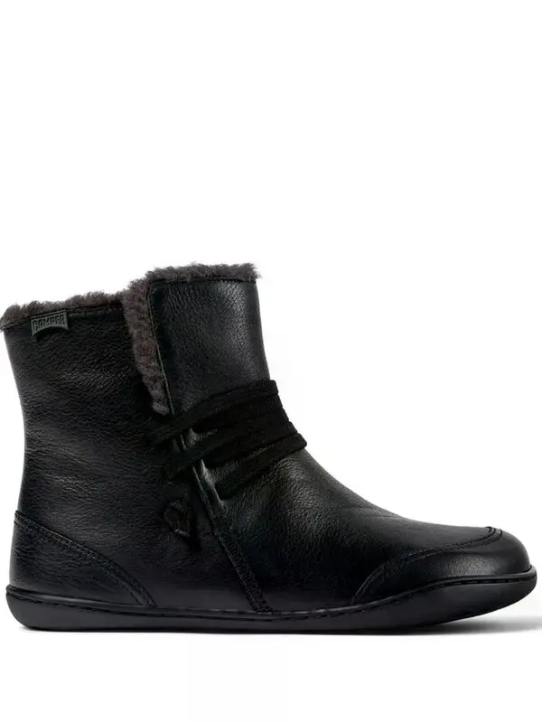 Camper Peu Cami Leather Boots - Black