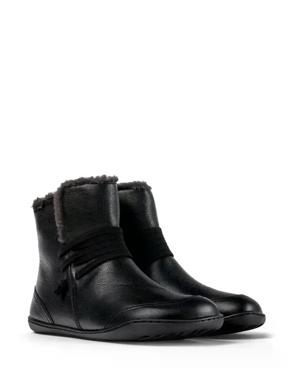 Camper Peu Cami Leather Boots - Black