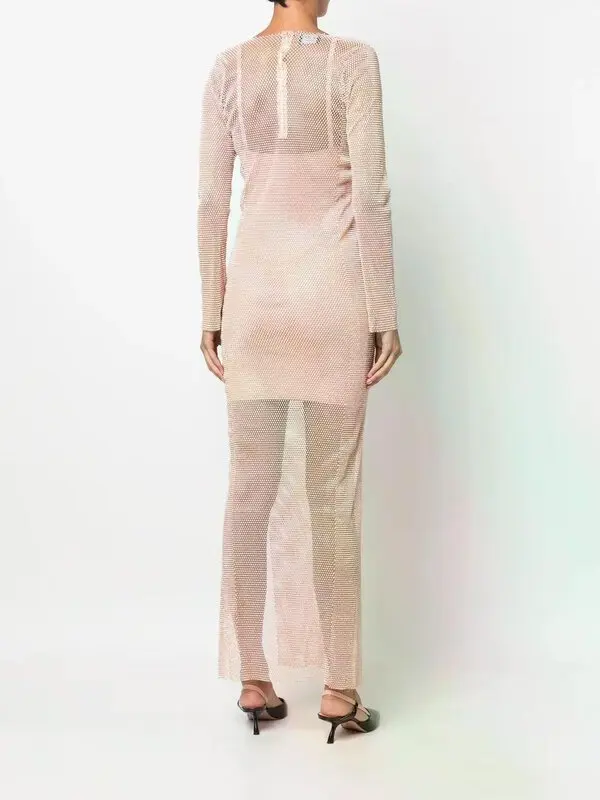 SANTA BRANDS Rhinestone-embellished Maxi Dress - Pink