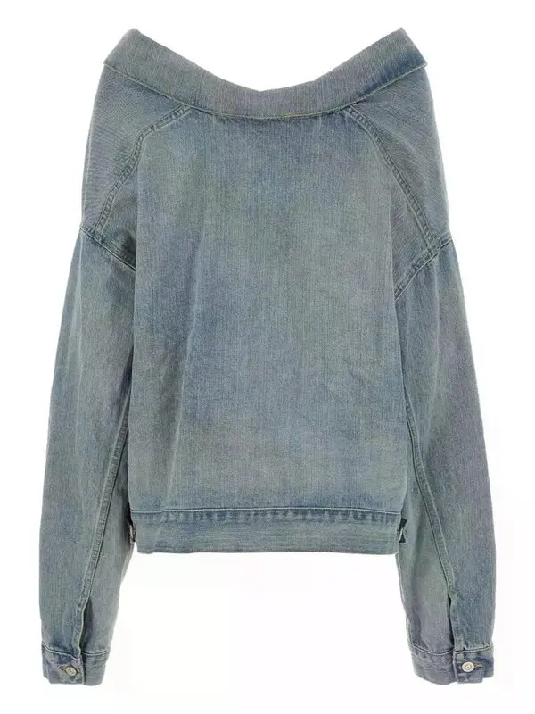 Balenciaga Drop Shoulder Denim Jacket