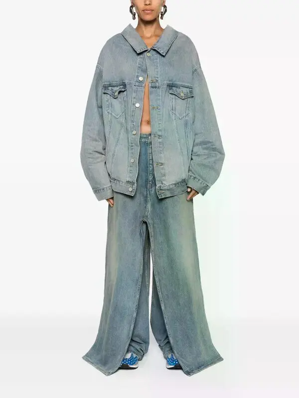 Balenciaga Drop Shoulder Denim Jacket