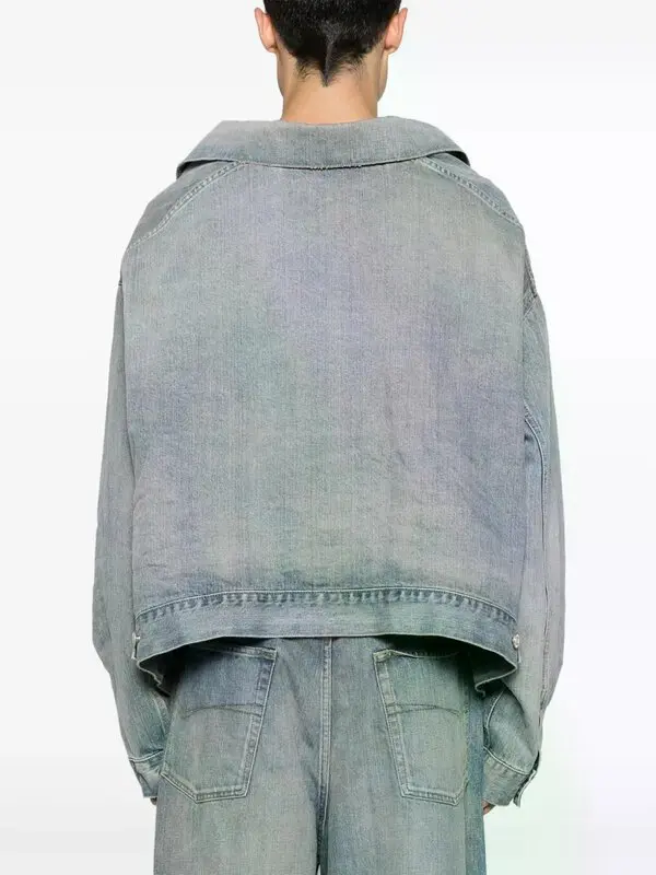 Balenciaga Drop Shoulder Denim Jacket