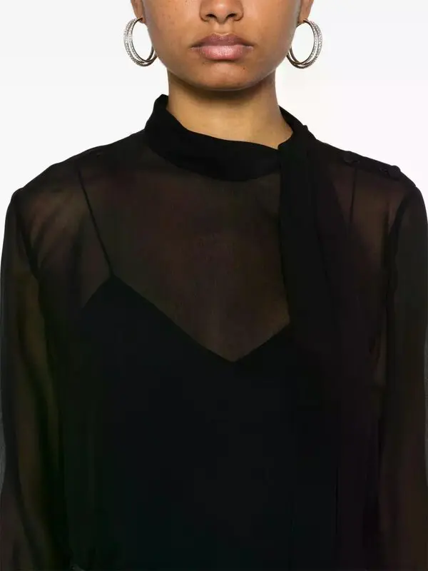 Gucci Silk Georgette Crepe Blouse