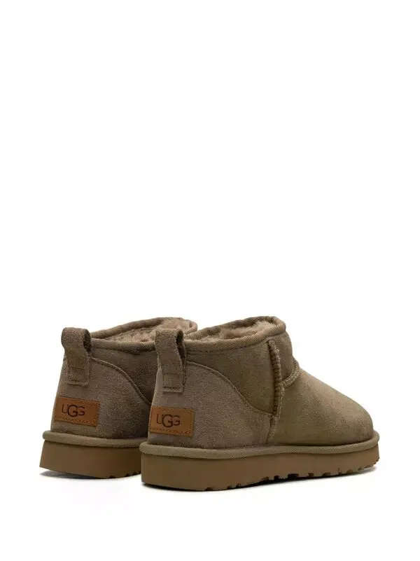 UGG Classic Ultra Mini Suede Boots - Brown