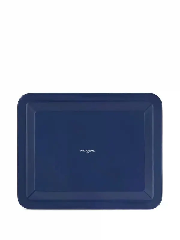Dolce & Gabbana Medium Mediterraneo-print Wooden Tray