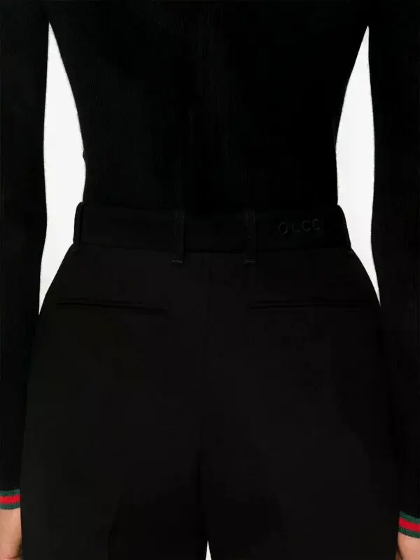 Gucci Crepe Wool Trousers