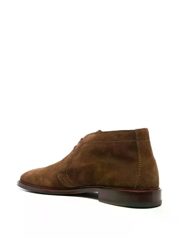 SCAROSSO Suede Desert Boots