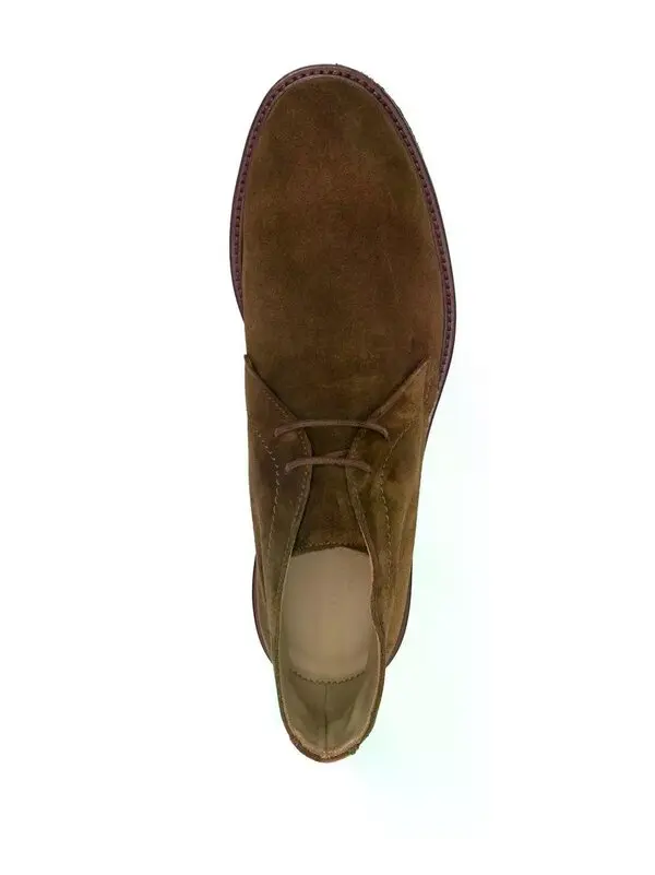 SCAROSSO Suede Desert Boots
