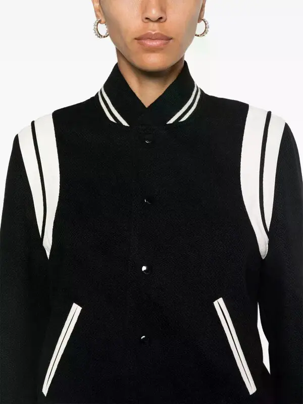 Saint Laurent Stand-up Collar Bomber Jacket