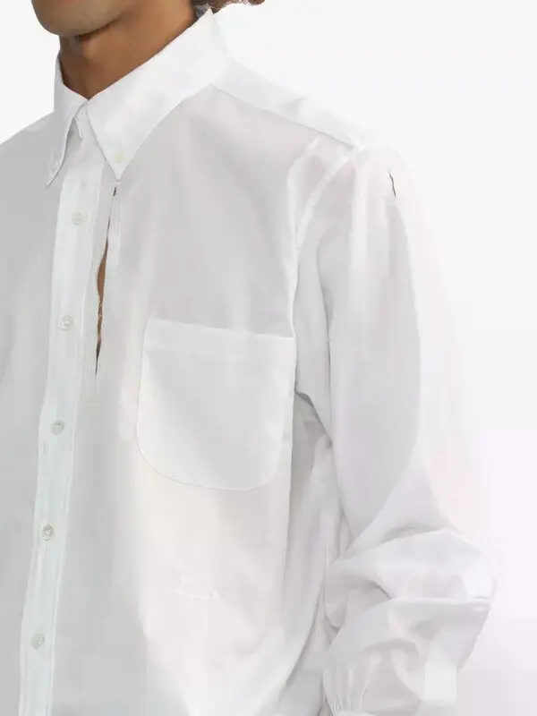 Random Identities Cut-out Shirt