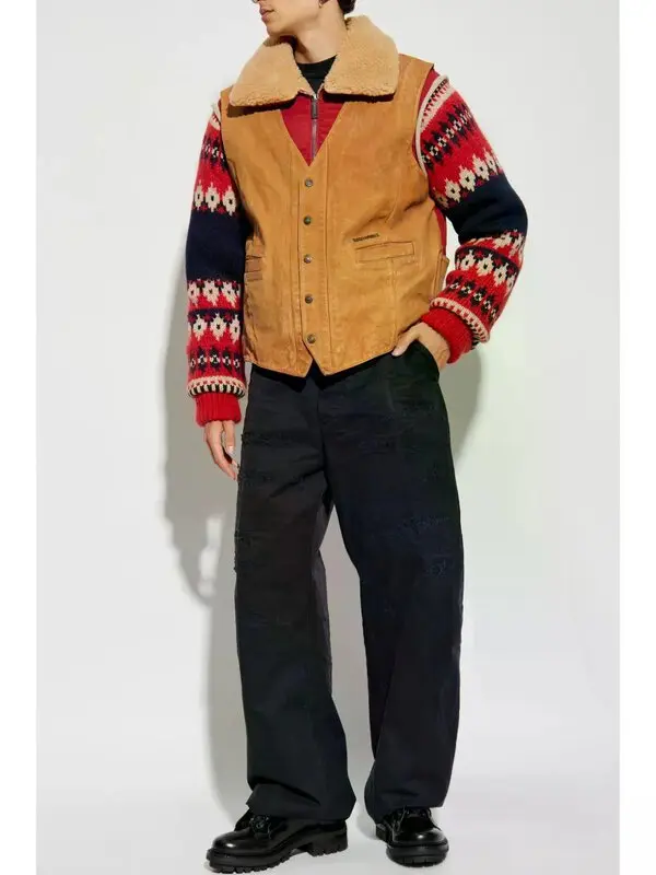 Dsquared2 Ripped Loose-fit Trousers