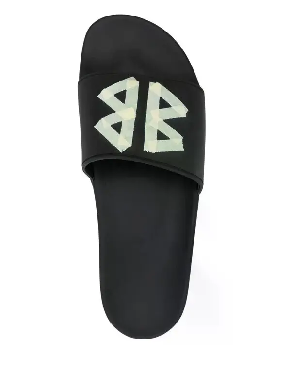 Balenciaga Bb Logo-print Slides