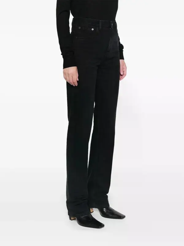 Saint Laurent Logo-patch Jeans