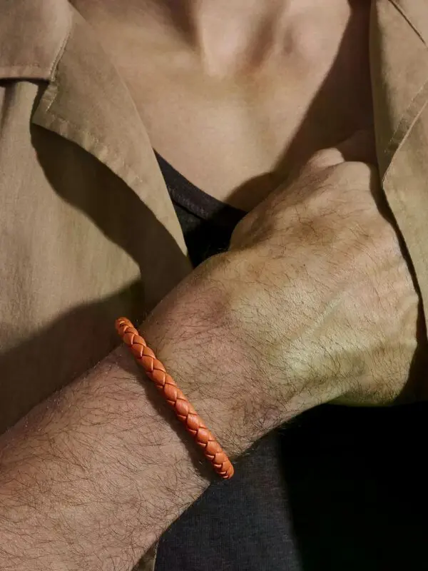 John Hardy Braided Leather Bracelet