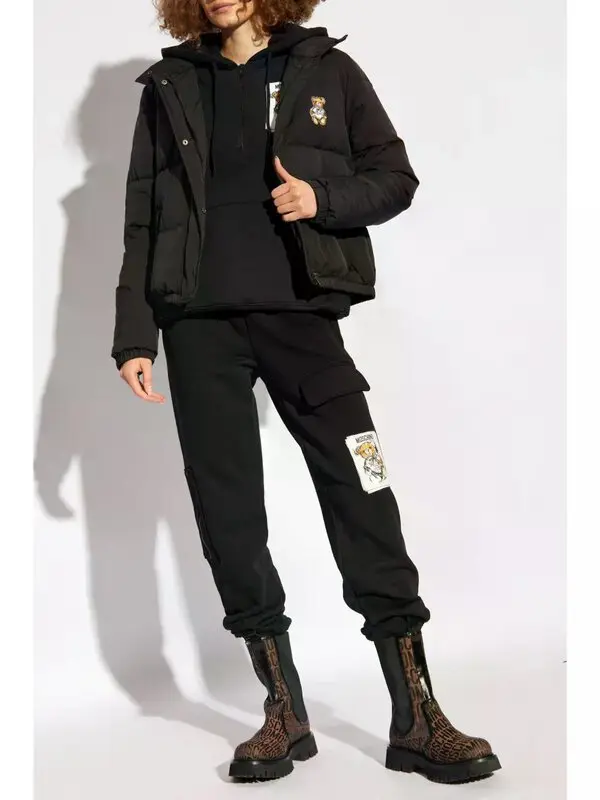 Moschino Patch Zip Hoodie