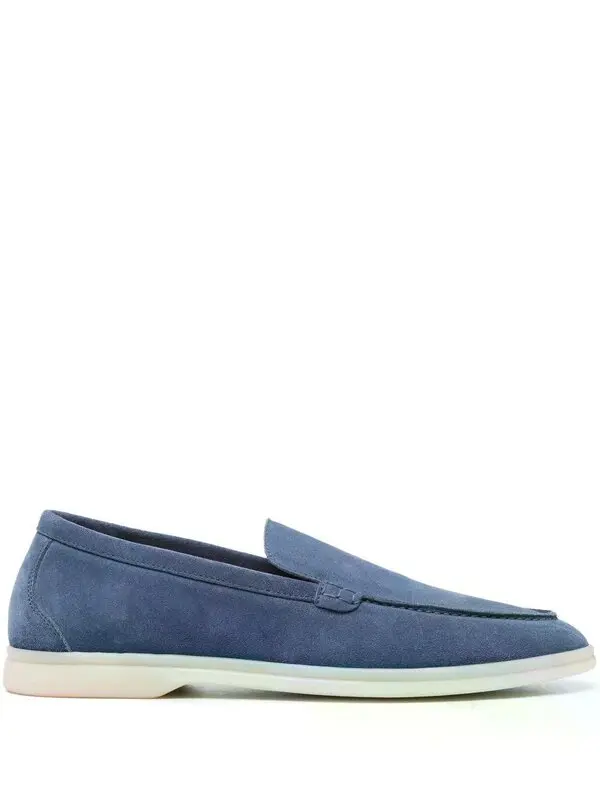 SCAROSSO Ludovico Suede Loafers - Blue