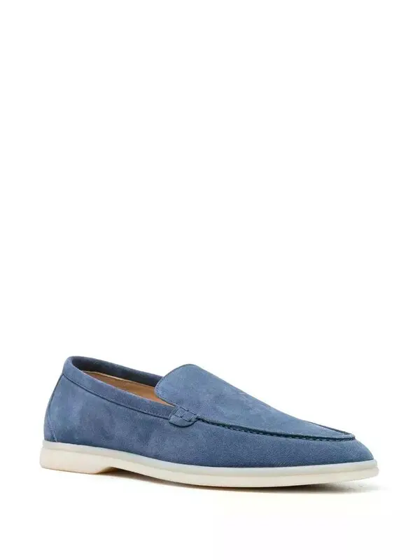 SCAROSSO Ludovico Suede Loafers - Blue