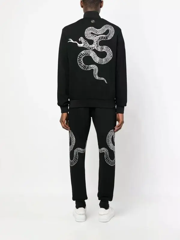 Philipp Plein Crystal Snake Track Suit