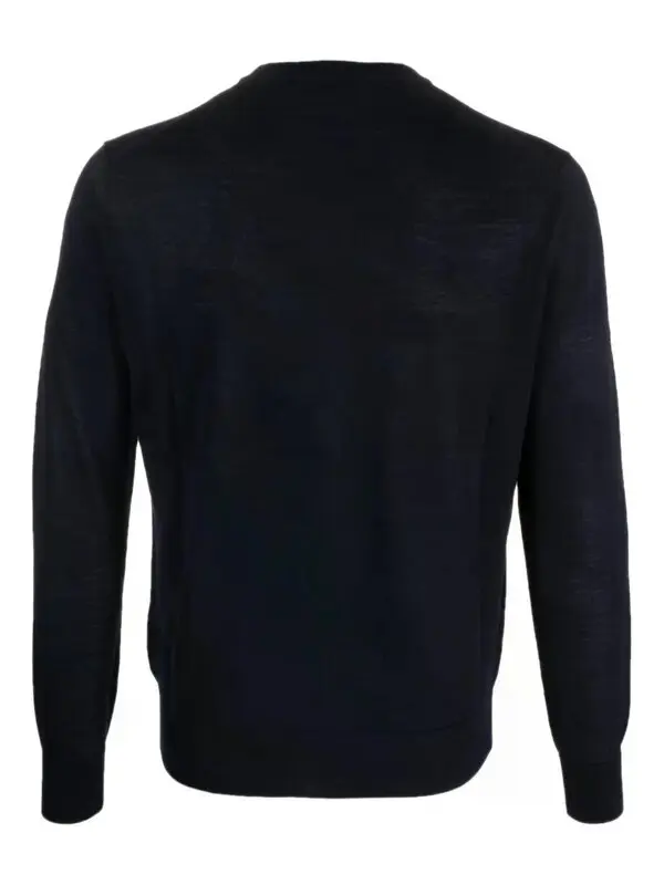 BALLANTYNE Crew-neck Wool Jumper - Blue