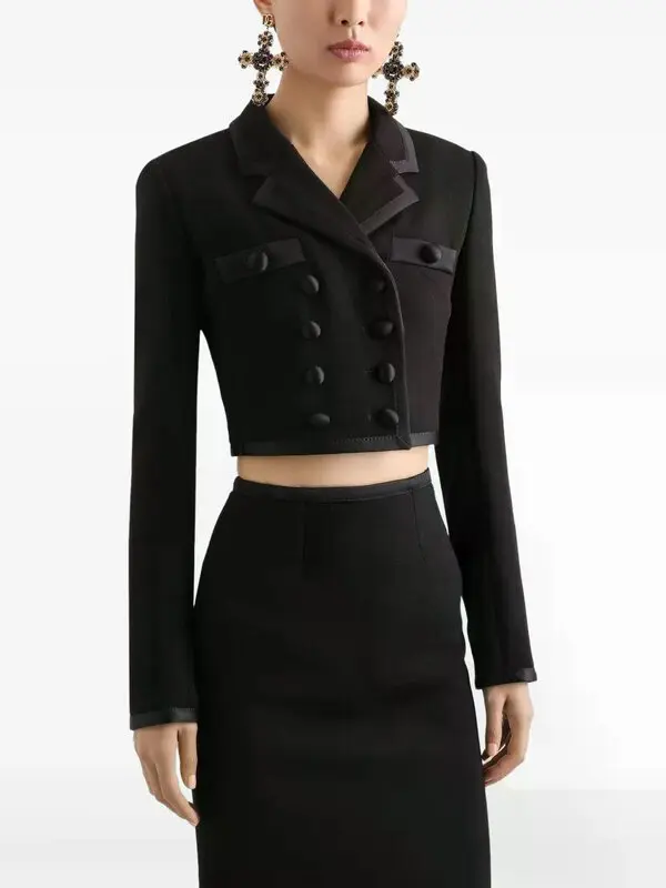 Dolce & Gabbana Double-breasted Cropped Jacket