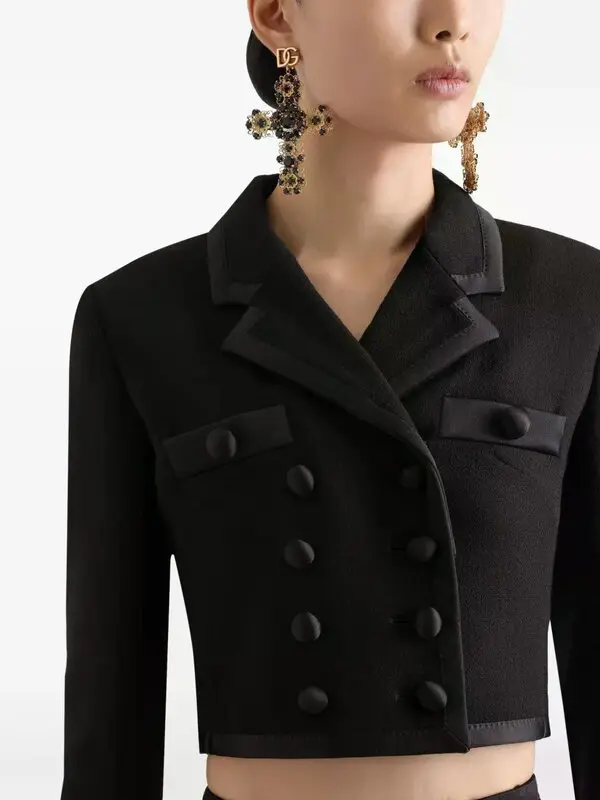 Dolce & Gabbana Double-breasted Cropped Jacket