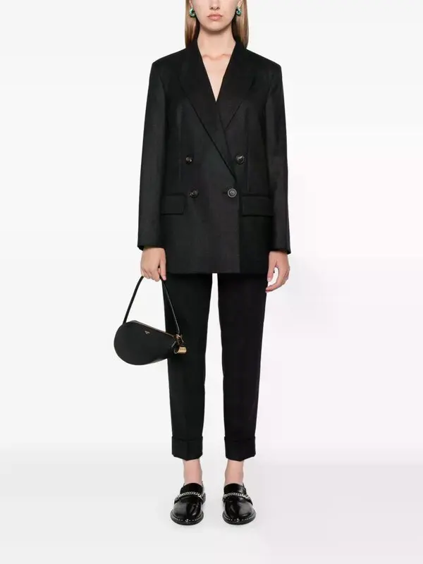 Peserico Virgin Wool Double-breasted Blazer