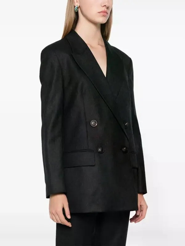 Peserico Virgin Wool Double-breasted Blazer