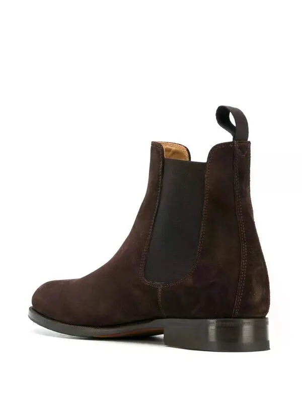 SCAROSSO Elena Ankle Boots - Brown