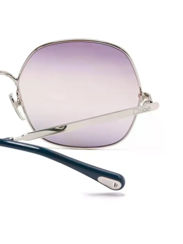Chloé Oversized Sunglasses - Silver