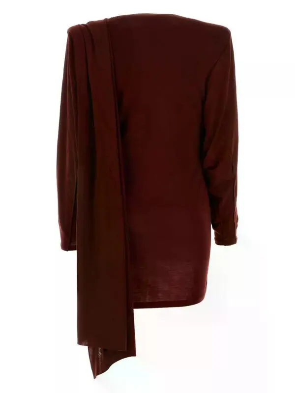 Saint Laurent Draped-detail Minidress