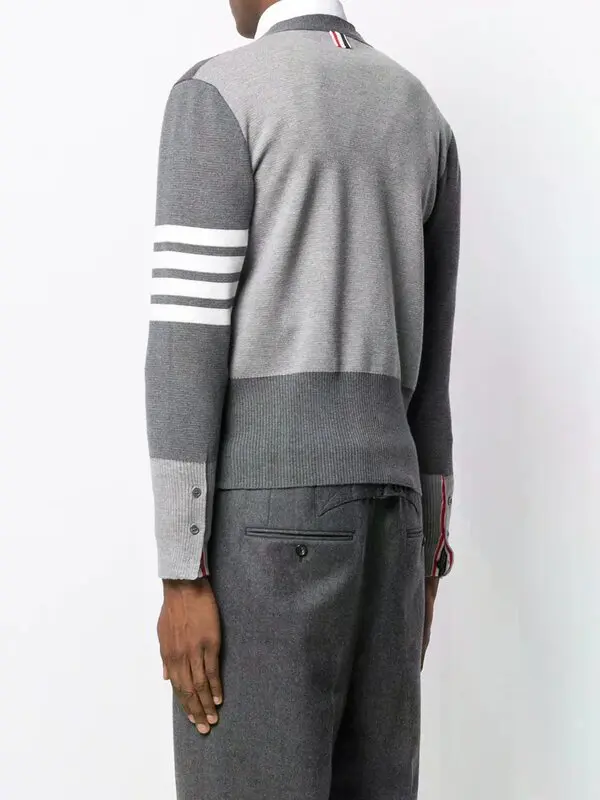 Thom Browne Fun-mix Merino Wool Cardigan