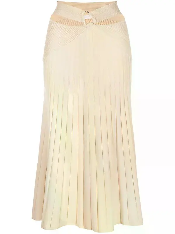 Simkhai Arabella Compact Ribbed-knit Skirt
