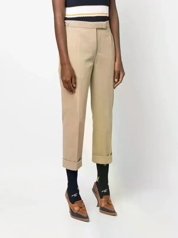 Thom Browne Cropped Tailored Trousers