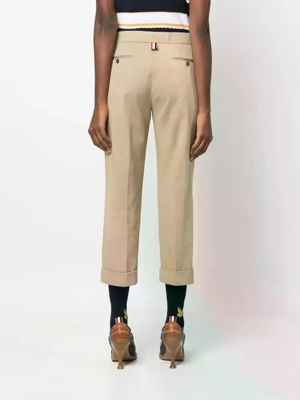 Thom Browne Cropped Tailored Trousers