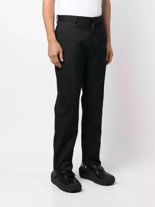 Off-White Straight-leg Wool Trousers