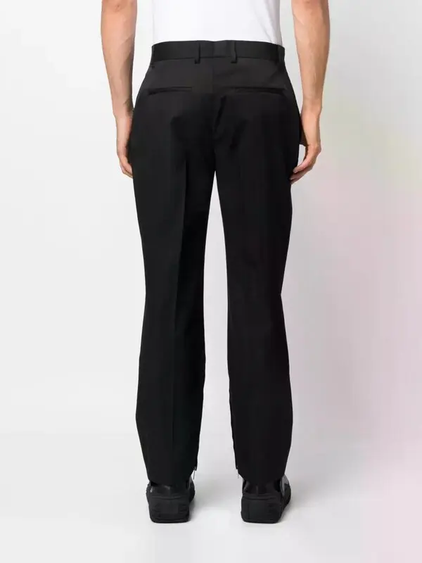 Off-White Straight-leg Wool Trousers
