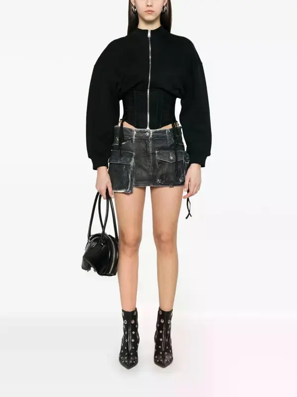 MUGLER Laced Corset Sweatshirt