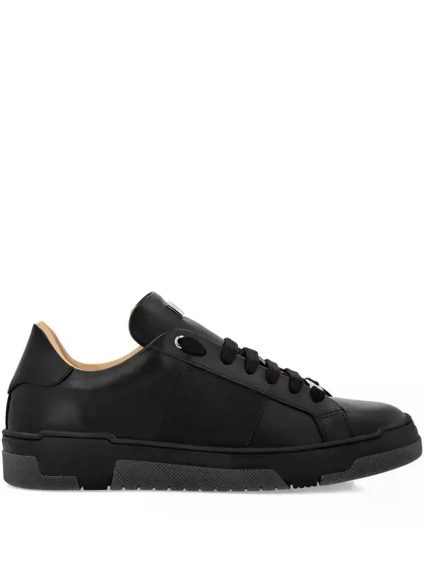Philipp Plein Monogram Low-top Sneakers - Black