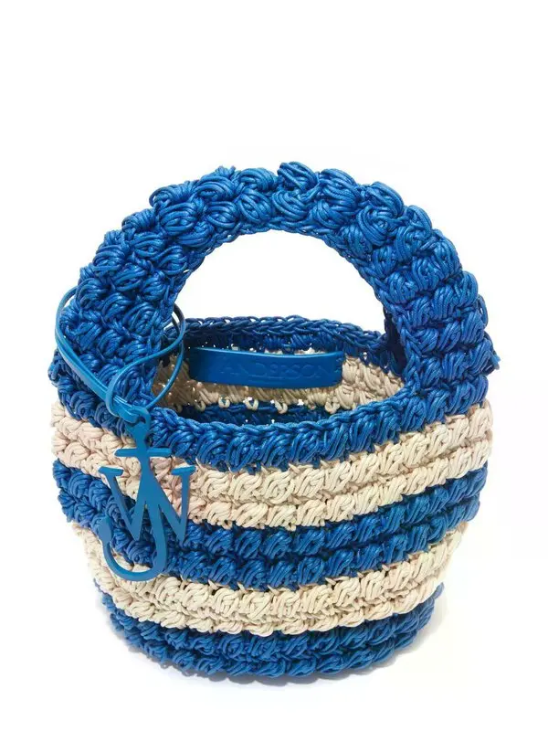 JW Anderson Anchor Charm Woven Handbag